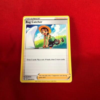 Bug Catcher 226/264 Fusion Strike Regular Uncommon Pokemon TCG Card NM ...