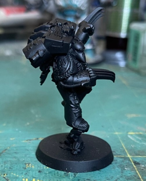 Warhammer 40K Space Marine Raven Guard plastic jump pack MKVI champion ...