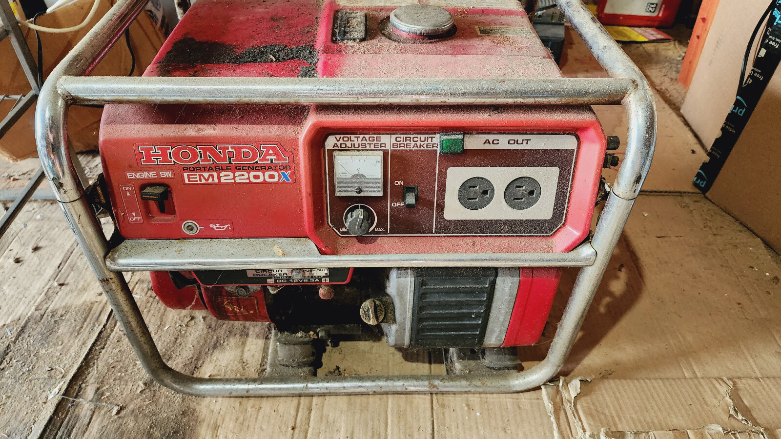 Honda Portable Generator EM2200X AC 120V 2.0kVA DC 12V made in japan | eBay