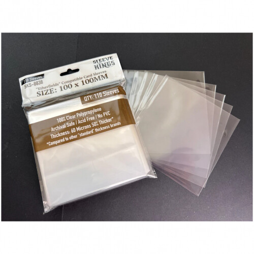 Etherfields Compatible Card Sleeves (110 Pezzo) 100x100mm - Involucro ...