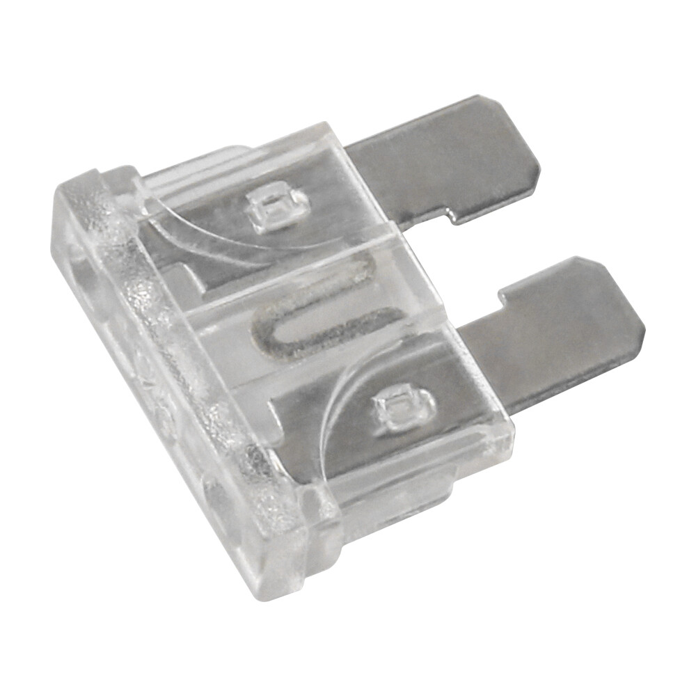 50 PACK 25Amp Clear Blade Fuse Fit for Regular ATC/ATO Plug-in Fuses ...