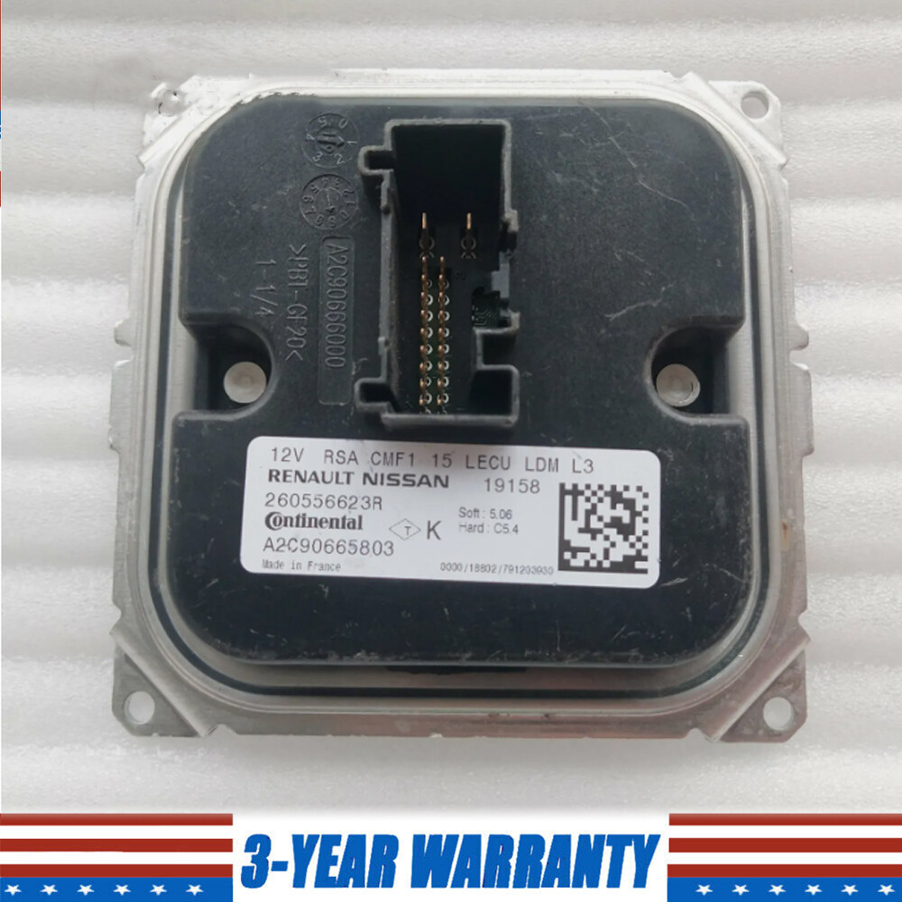 LED Headlight Control Module OEM 260556623R Fit For Renault Nissan Clio ...