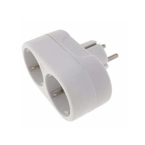 Doppelstecker Mehrfachstecker Duo Stecker 2-fach Multistecker ...