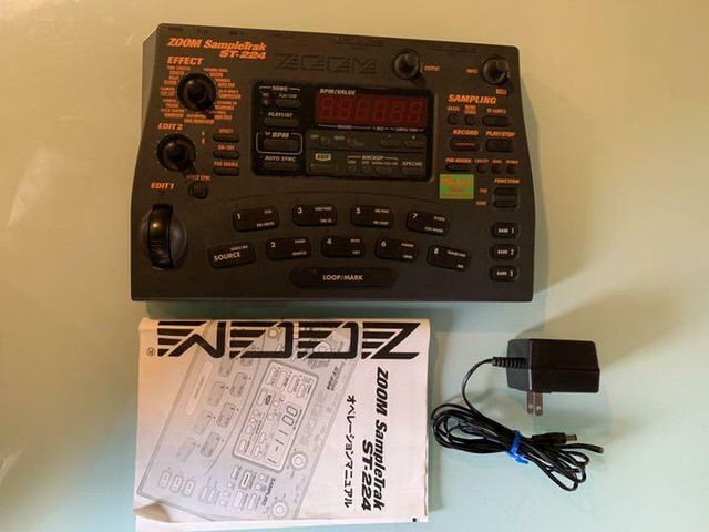 Zoom St-224 ST224 SampleTrak Sampler Drum Machine for sale online | eBay