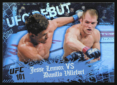 2010 Topps UFC Main Event #123 Jesse Lennox / Danillo Villefort RC | eBay