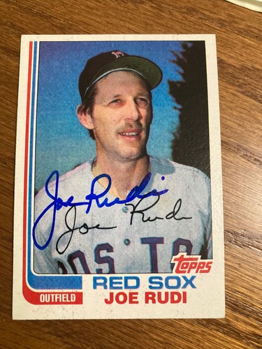 California Angels Joe Rudi signed 1982 Topps card | eBay