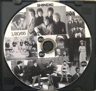 SHINDIG TV show DVD Jan. 20, 1965 Great Quality: Stones, DC 5, Kinks ...