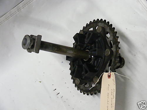 07 Honda CBR600 RR 600RR CBR 600 Rear Axle And Hub | eBay
