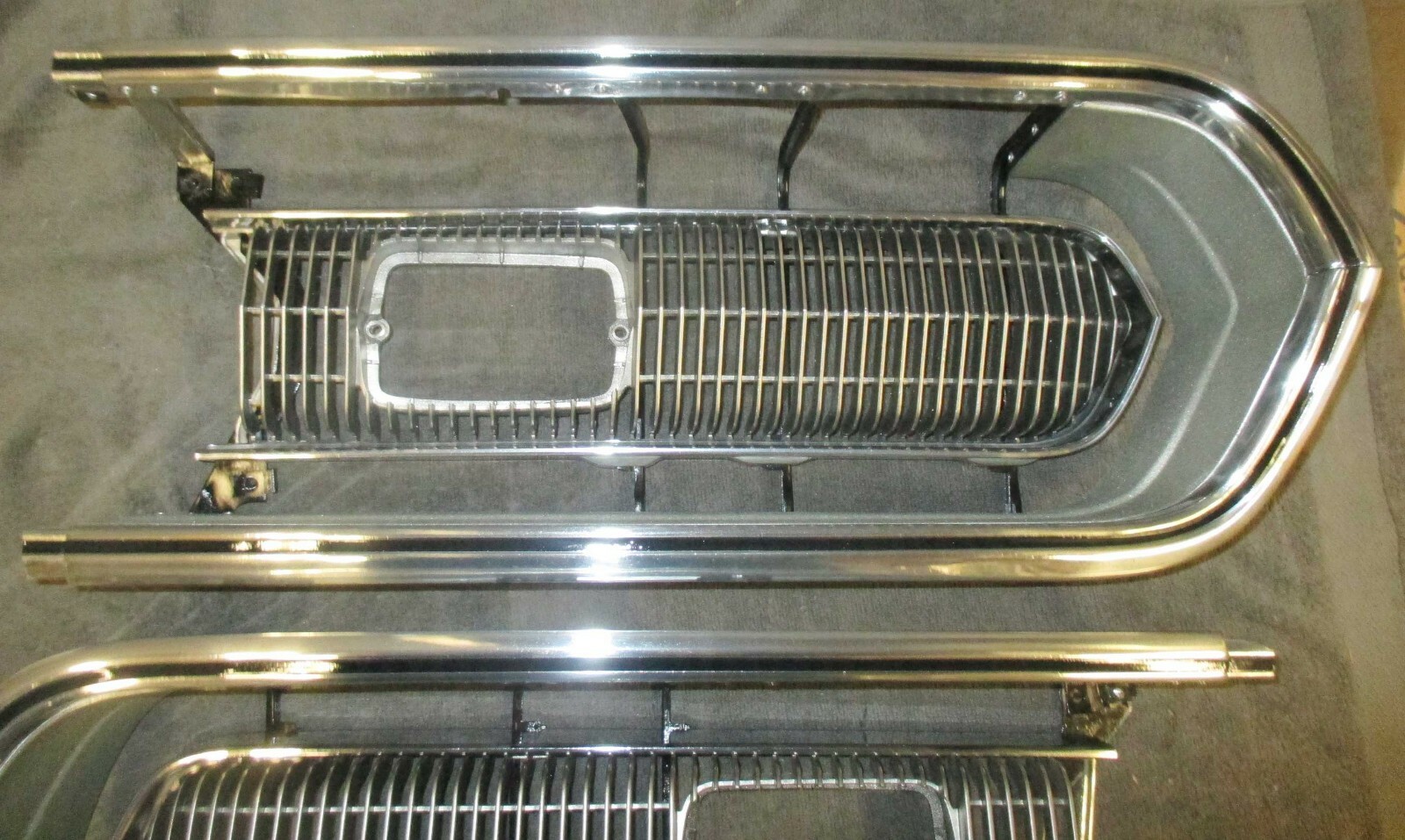 BARRACUDA GRILL SET 67 68 CORE - POLISHED - SEND TO US 1967 1968 cuda ...