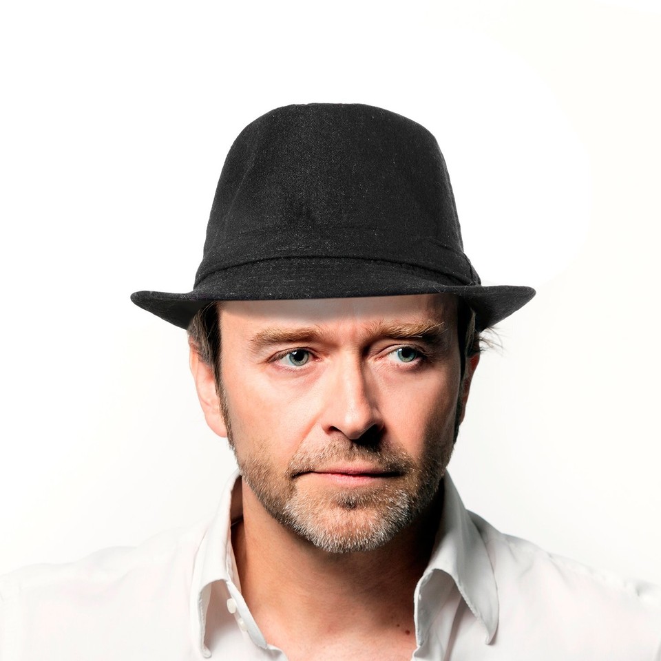 Men's Trilby Fedoras Hat Manhattan Panama Jazz Cap Gangster Short Brim ...