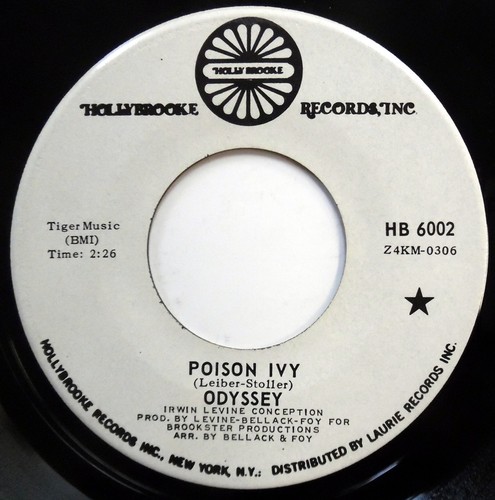 Odyssey 45 Poison Ivy/Nancy Ain'T Très Déguisement VG Freak Vaincre R&b ...