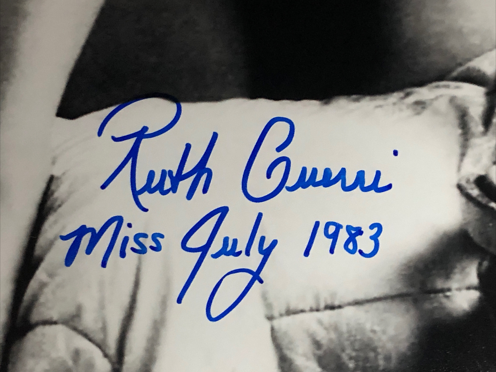 Autographed 8x10 Photo Playboy Playmate Ruth Guerri | eBay