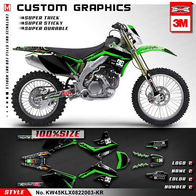 Kungfu Graphics MX Racing Stickers Vinyl Decal for KLX450R KLX 450R ...