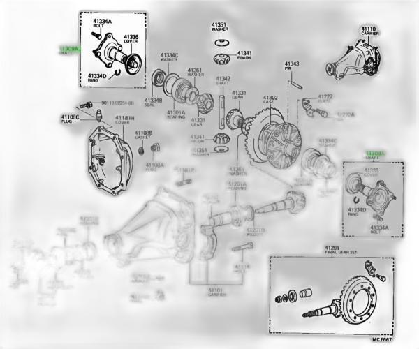 Toyota Genuine 86-92 Supra Cressida Shaft Sub-Assembly, Diff 41309 ...