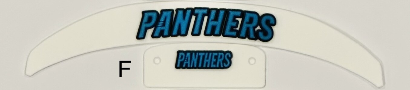 Panthers MINI Helmet 3D Bumpers, Speed Version | eBay