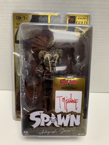 30th Anniversary Spawn Todd McFarlane Hellspawn gold label autograph series | eBay