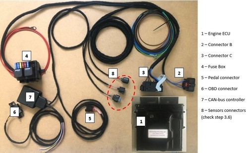 Ford Mustang 2.3 Ecoboost Engine 10R80 Swap wiring harness ECM Kit ...