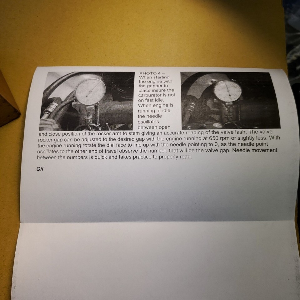 Y-Block Ford P&G Valve Lash Gapper 272 292 312 Dial Indicator Gauge ...