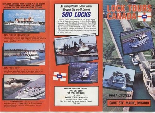 Lock Tours Canada Soo Locks Brochure Sault Ste Marie Ontario | eBay