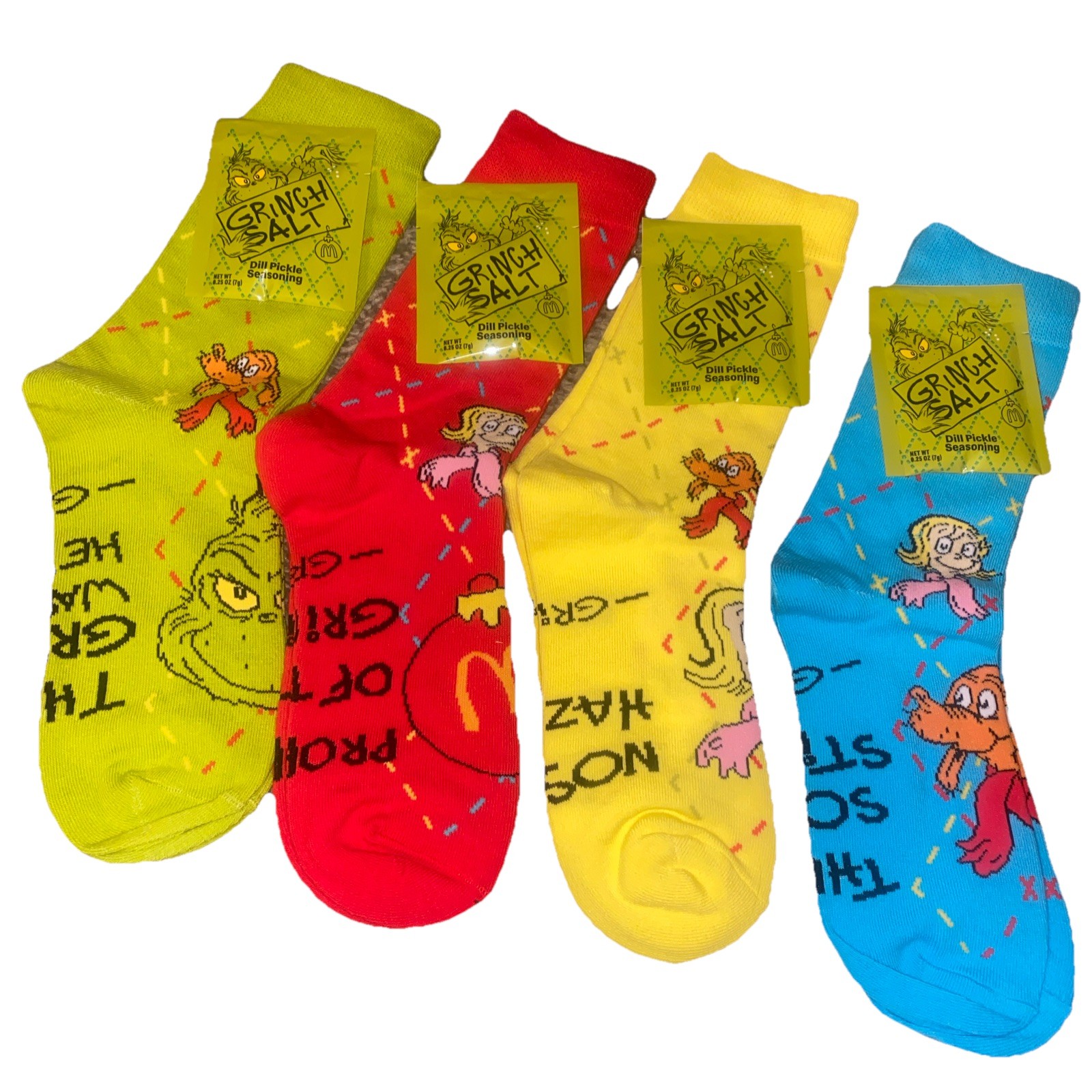 McDonald’s Grinch Socks & Grinch Salt | eBay