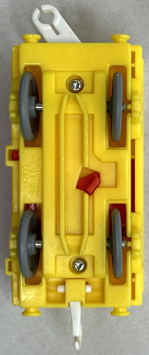 2010 Thomas YELLOW CIRCUS CLOWN CAR 3.5" Figure Trackmaster Train Toy ...