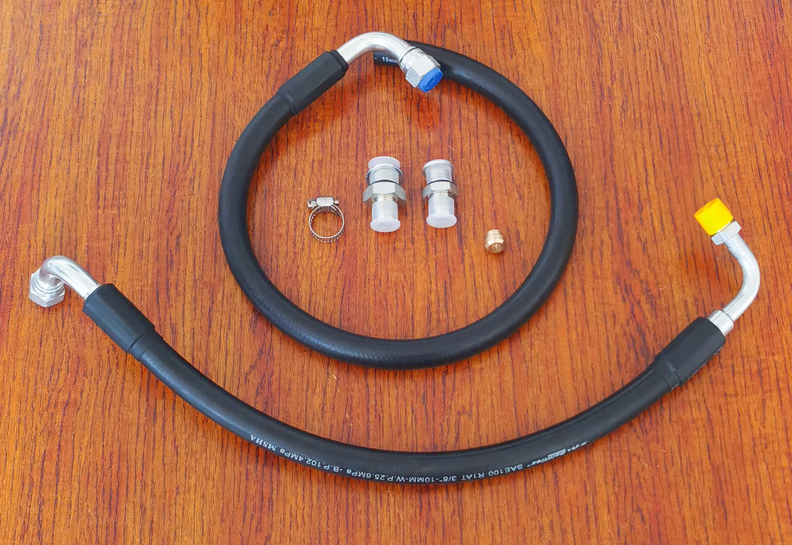 Power Steering Hoses Kit for GM Pump to 1979-97 Mustang Rack & Pinion ...