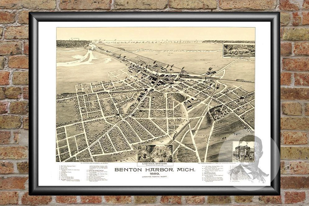 Benton Harbor Michigan Map