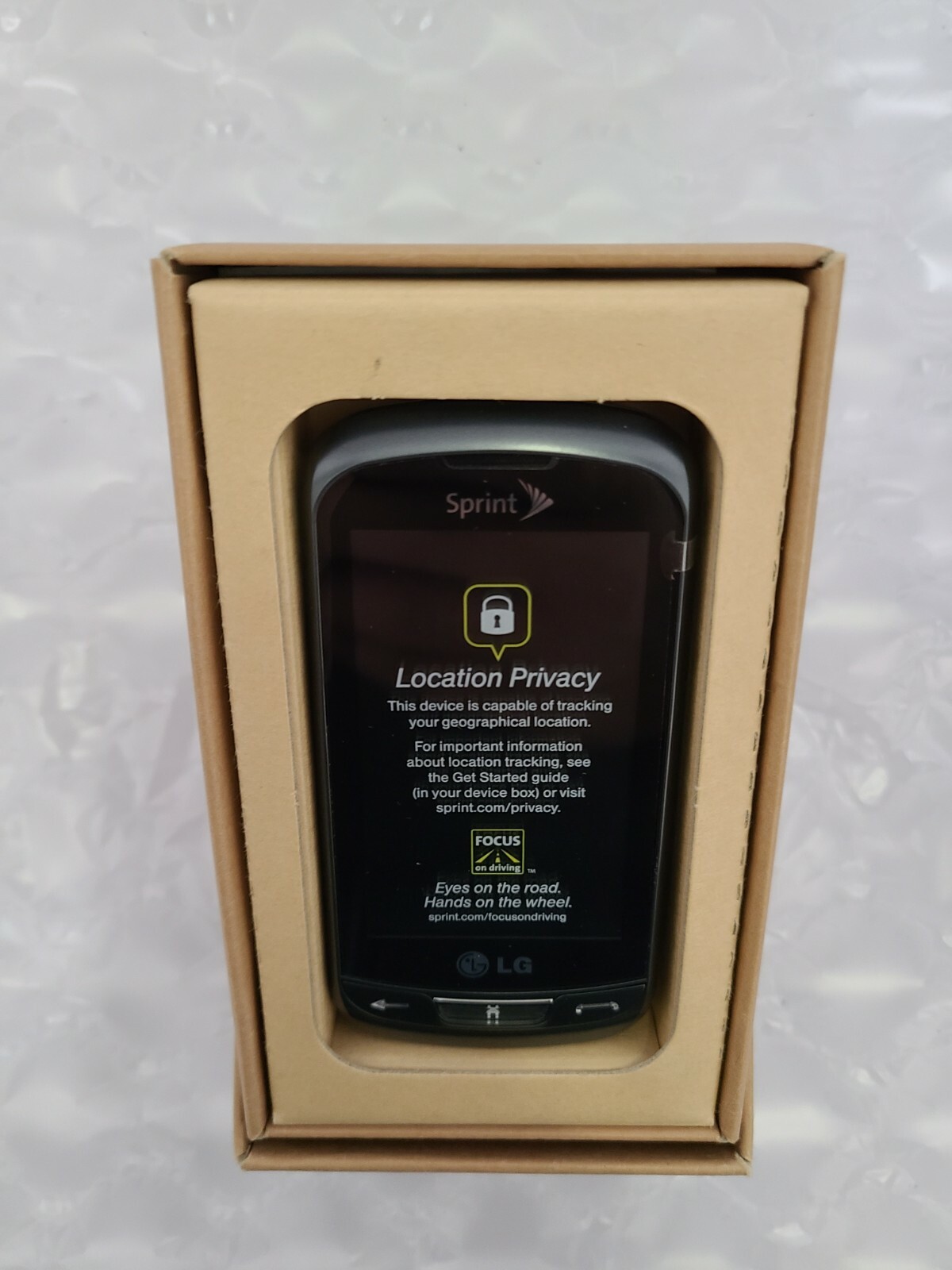 LG Rumor Touch - 52 MB - Gray (Sprint) for sale online | eBay