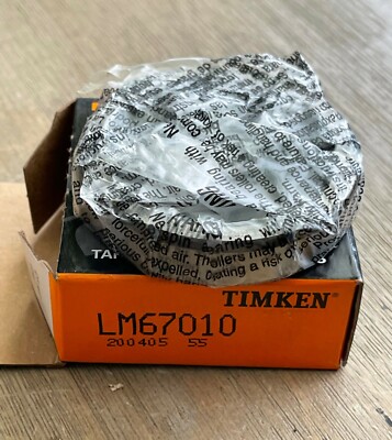 TIMKEN LM67010 TAPERED ROLLER BEARING CUP NEW IN BOX | eBay