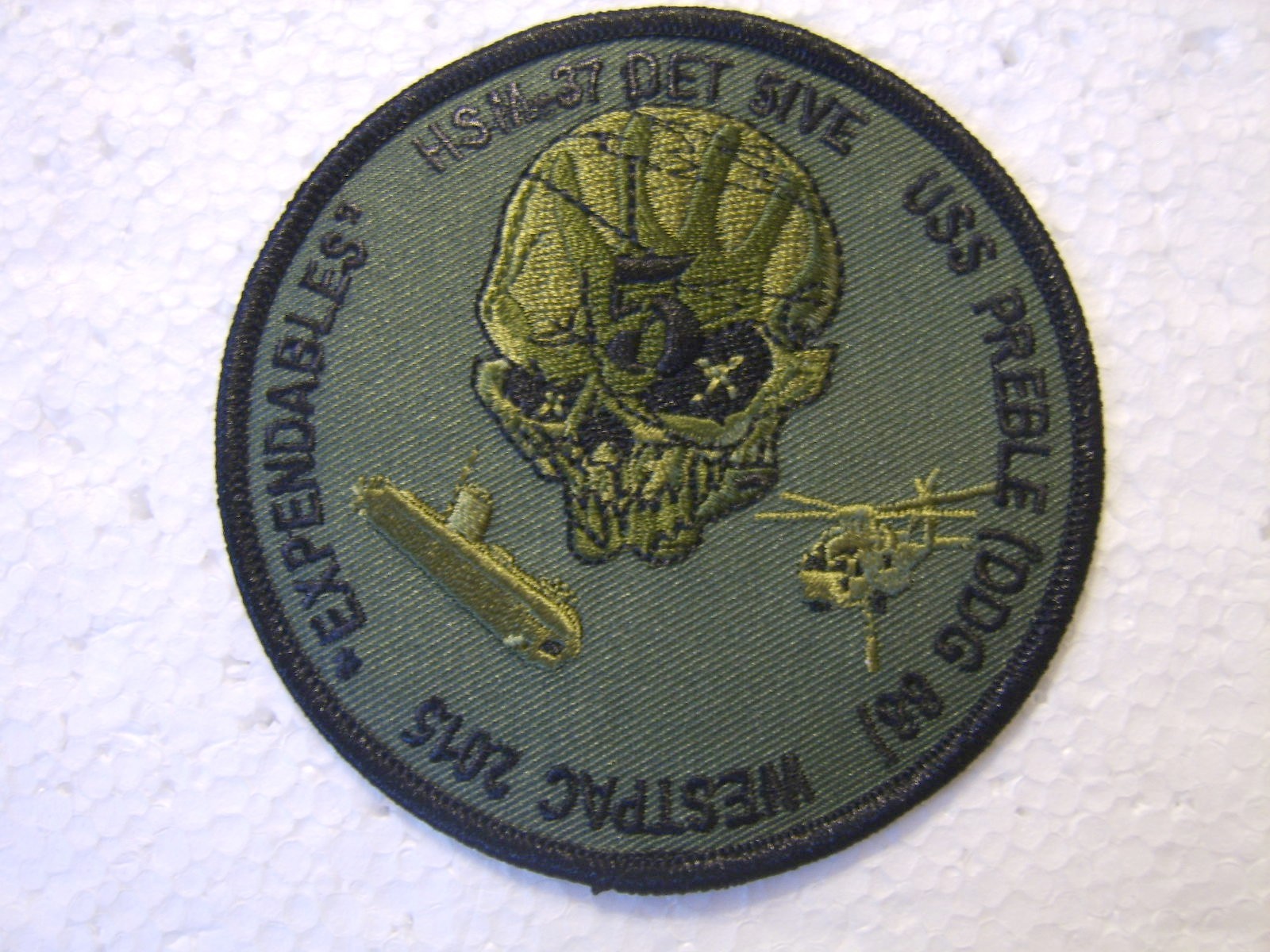 HELICOPTER MARITIME STRIKE SQUADRON 37 (HSM-37) PATCH DET 5:GA15-2 | eBay