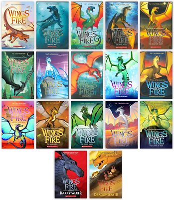 Wings of Fire Series Complete 17 Books Set (Books 1-15) + Wings of Fire ...