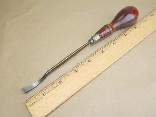 Old Wood carving tools Vintage 11/32" short bent wood carving gouge | eBay