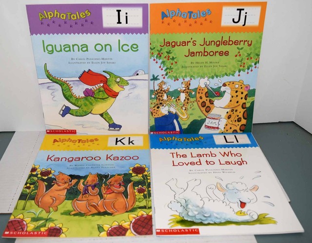 Scholastic Alpha Tales Book Lot - 24 Paperback Books To Help Letter ...