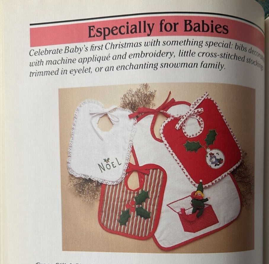 Christmas Crafts Book Stockings Crochet Ornaments Creche Nativity Santa ...