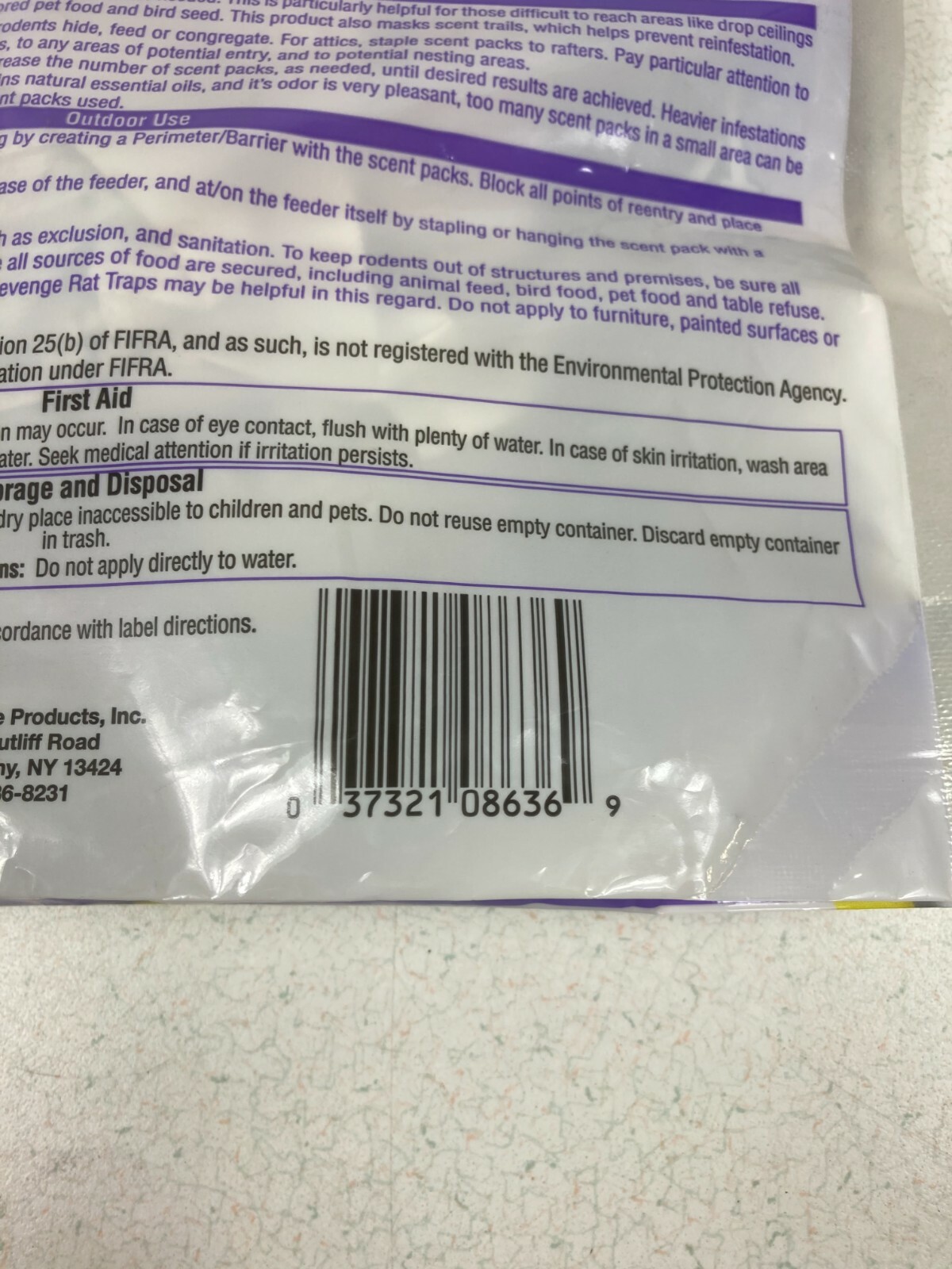 Bonide Rat Magic Rodent Pest Repellent. 8 Scent Packs in a Resealable ...