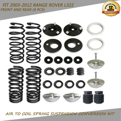 Fit 02-12 Range Rover L322 Air Suspension Bag to Coil Spring Conversion ...