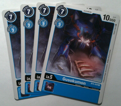 Digimon CCG - Gusokumon x4 *BT4-029 C* | eBay