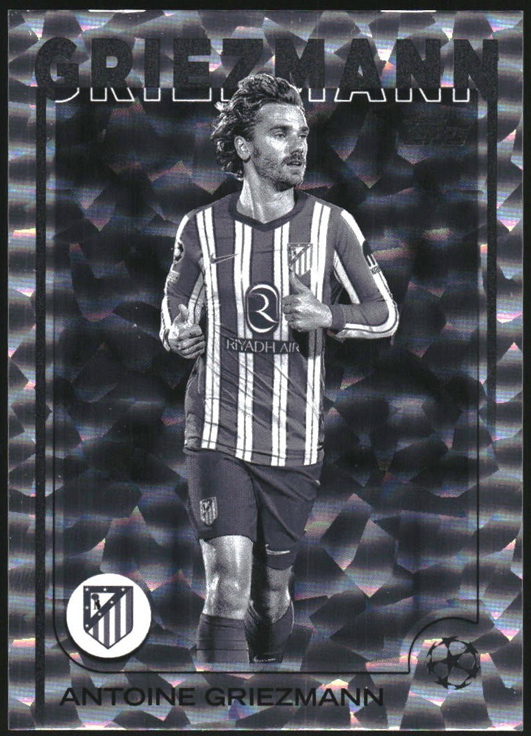 2024-25 Topps Uefa Club Competitions - Antoine Griezmann #8 Icy Black ...