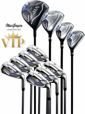 Macgregor VIP Mens Golf Club Set R/Hand 12 Clubs +1” Longer Graphite ...