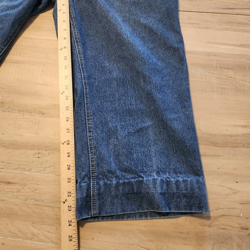 Duke Haband Jeans Blue Cotton Denim Relaxed Fit Elastic Waist Mens ...