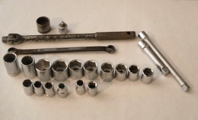 Vintage Craftsman Socket Set Drive V VV G SAE USA LOT 16 pcs + more | eBay