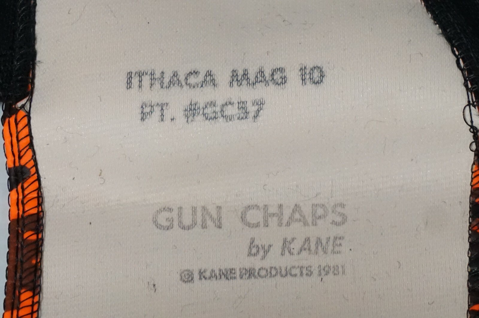 Kane Gun Chaps For Ithaca Mag 10 Semi-Automatic Shotgun GC-57OR | eBay