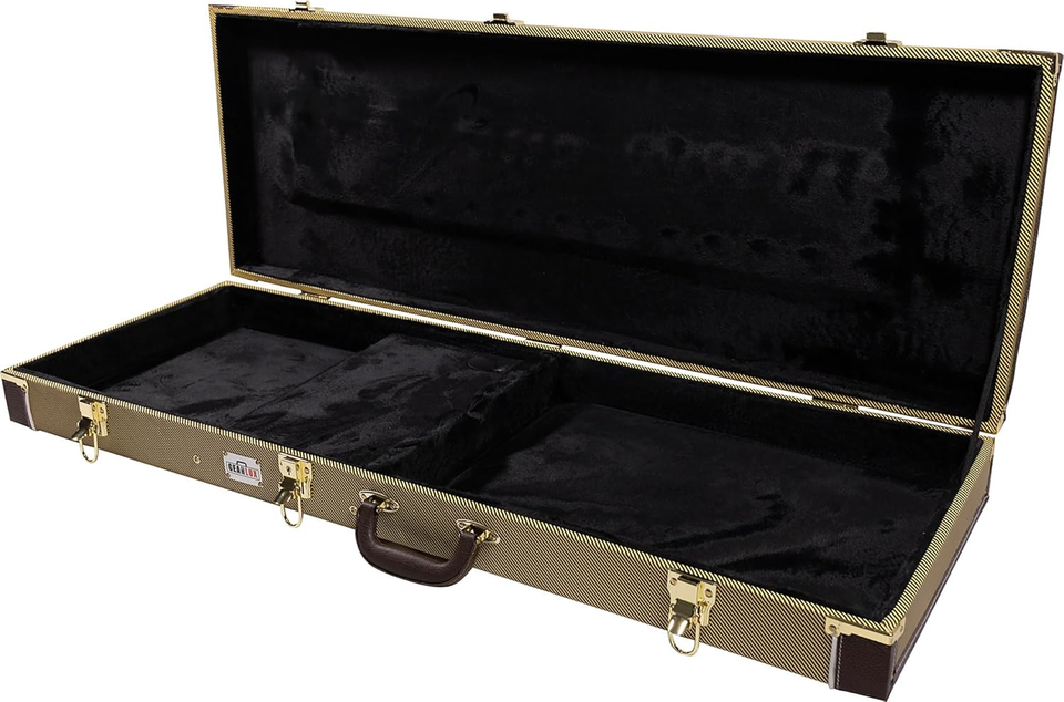 Tweed Hard Shell Case for Fender Strat/Tele and Standard Guitars | eBay
