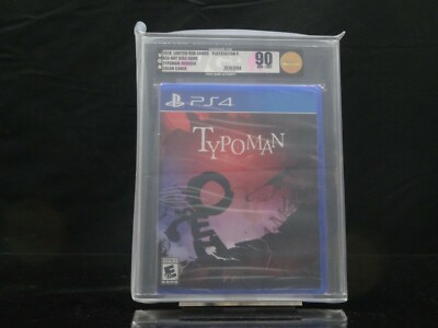 PS4 - Typoman [VGA 90 Gold Grade] - Limited Run Games (color variant ...