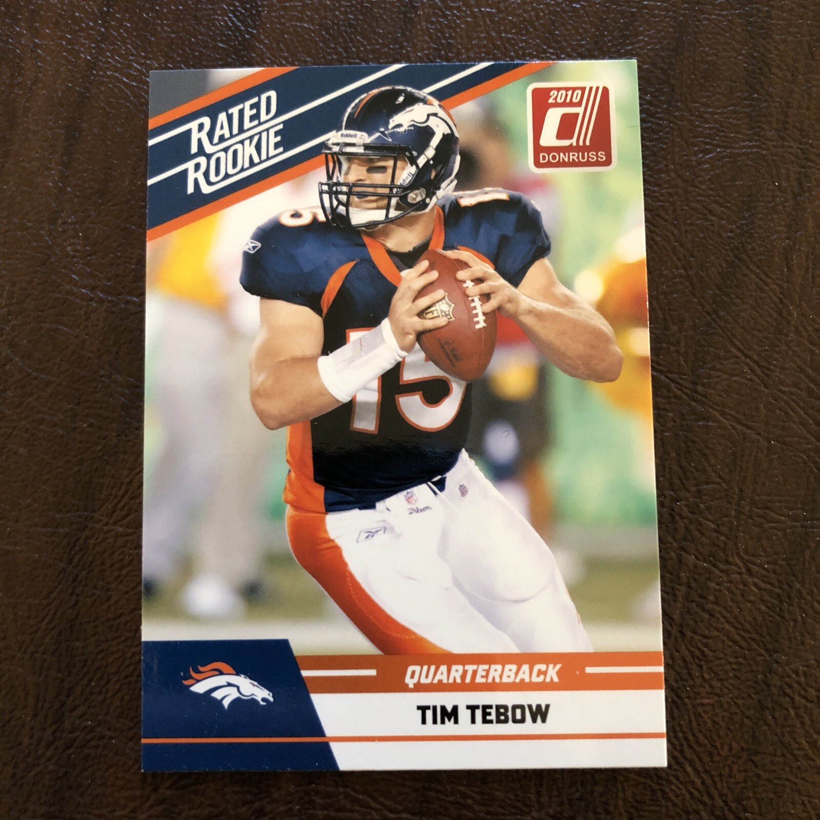 2010 DONRUSS TIM TEBOW RATED ROOKIE #95 DENVER BRONCOS FOOTBALL CARD | eBay