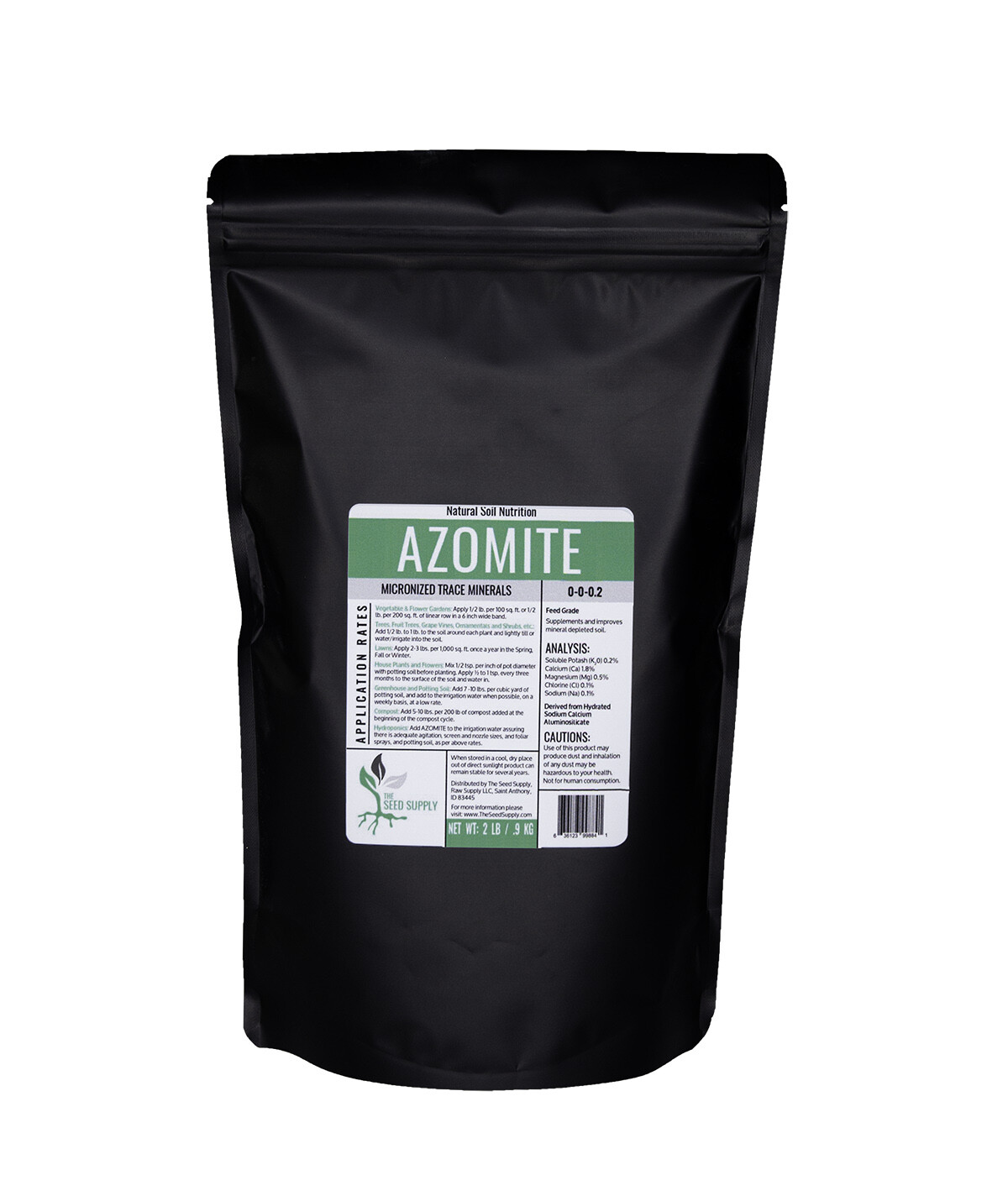 Micronized AZOMITE Powder - All Natural Trace Minerals - Soil Amendment ...