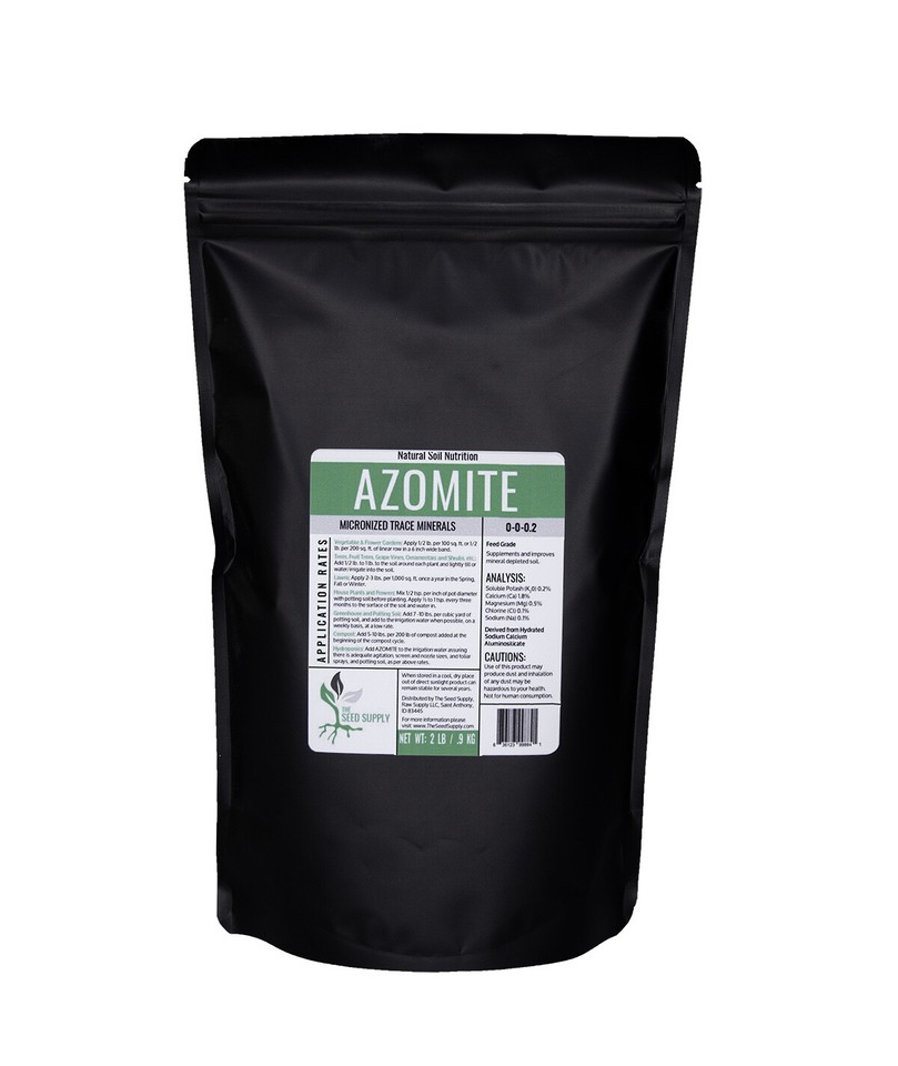 Micronized AZOMITE Powder - All Natural Trace Minerals - Soil Amendment ...