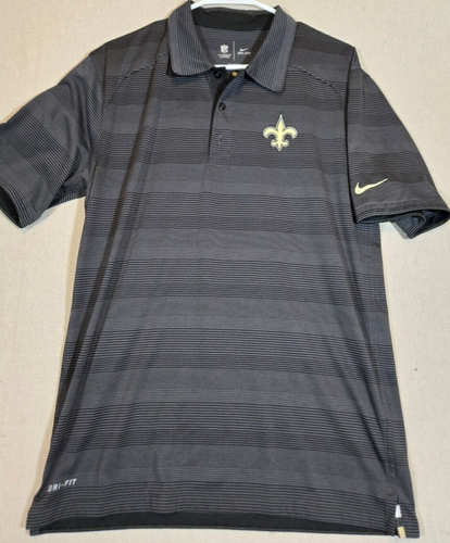 Nike Dri-Fit Men's New Orleans Saints Polo Shirt Gray Size M Medium | eBay