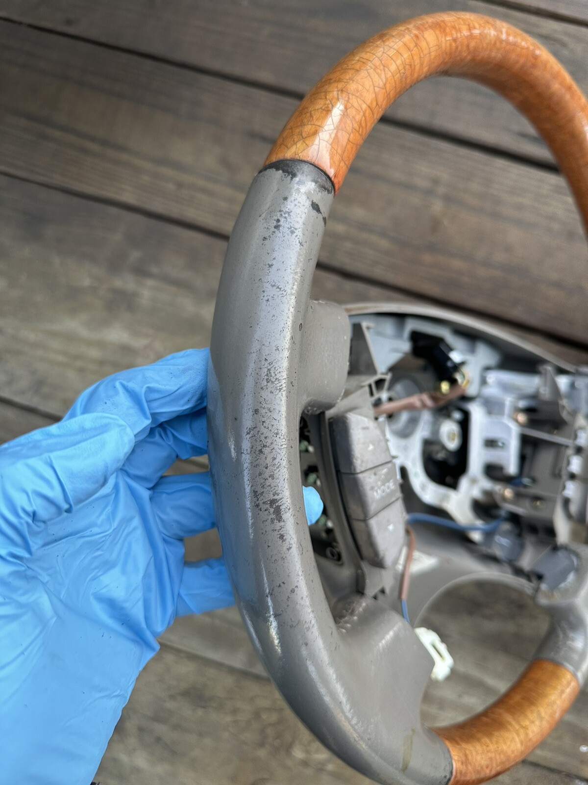 Lexus Ls430 Brown Leather Wood Steering Wheel for sale online | eBay