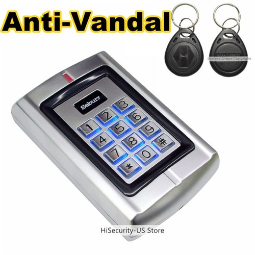 Sebury 125KHz RFID Card Metal Standalone Access Control Keypad+10 ID ...